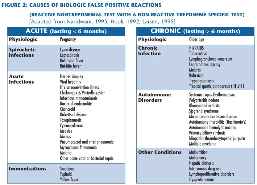 RPR False Positives Causes Of A False Positive RPR GrepMed