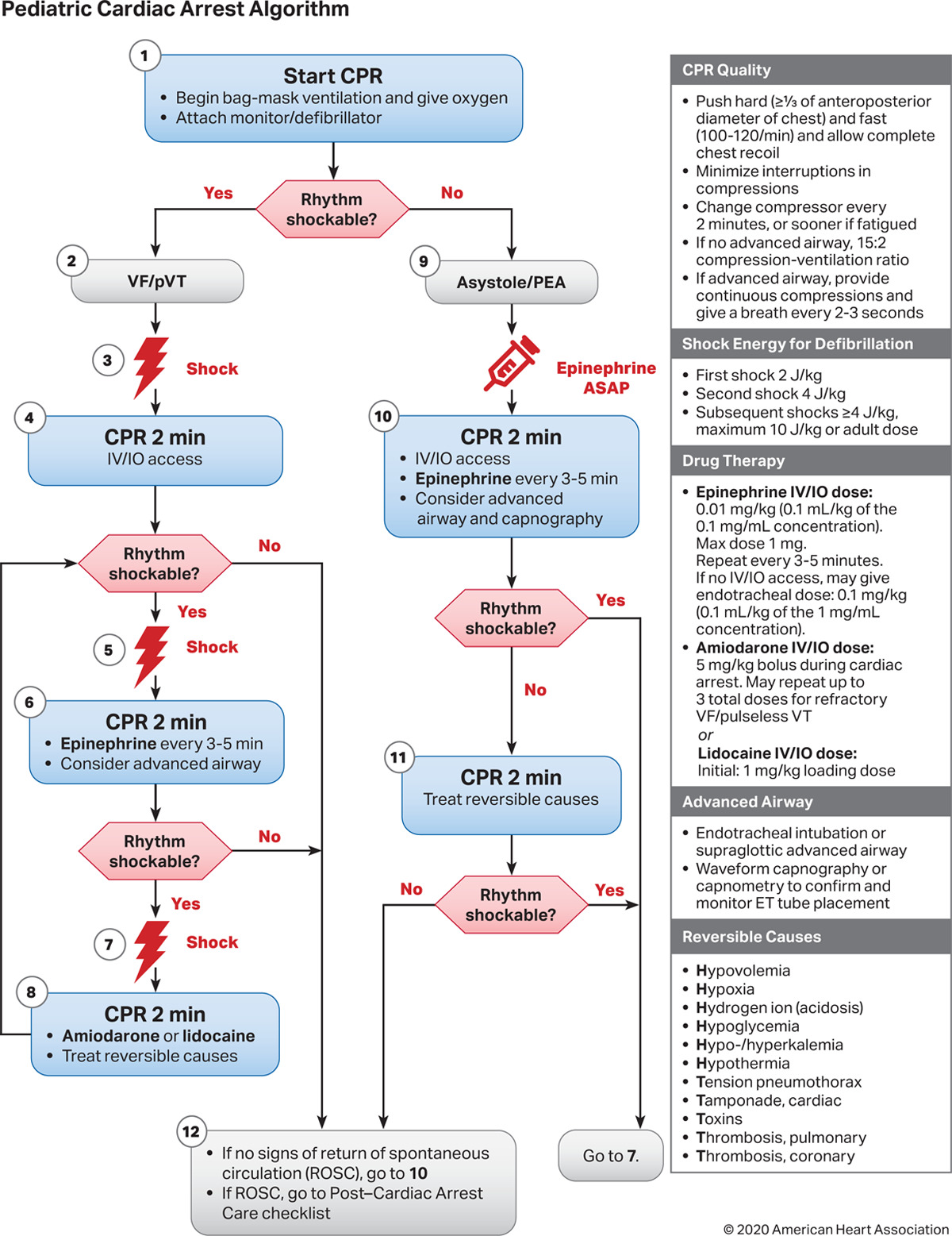 Cardiac Arrest Algorithm Online American Heart Association Aha Pals Cardiac Arrest Algorithm Online American Heart Association Aha Pals