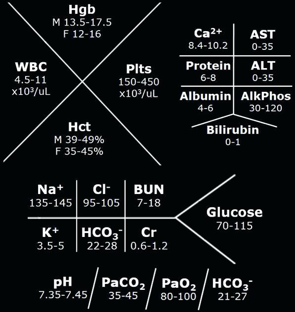 Reference Laboratory Values Fishbone Shorthand Complete GrepMed Reference Laboratory Values Fishbone Shorthand Complete GrepMed
