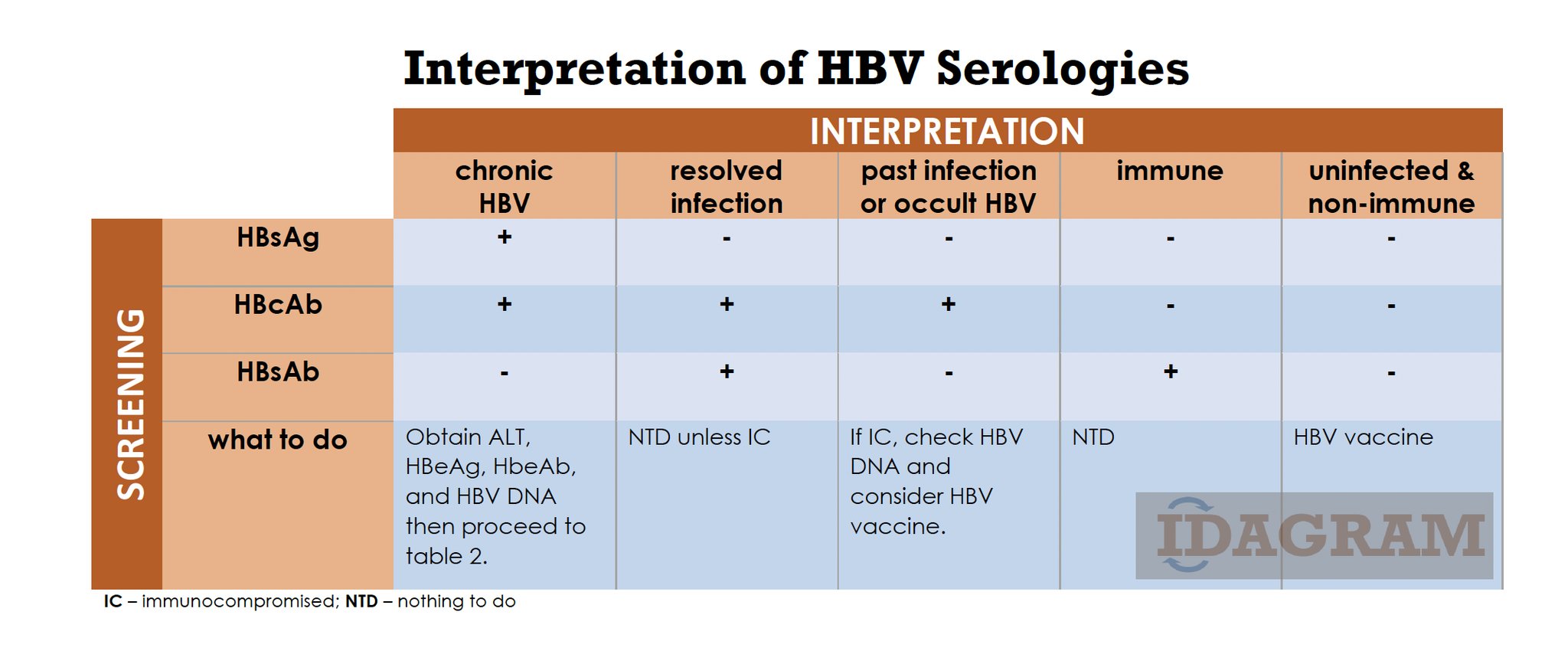 Interpretation Of HBV Seroloqies and What To Do Chronic GrepMed